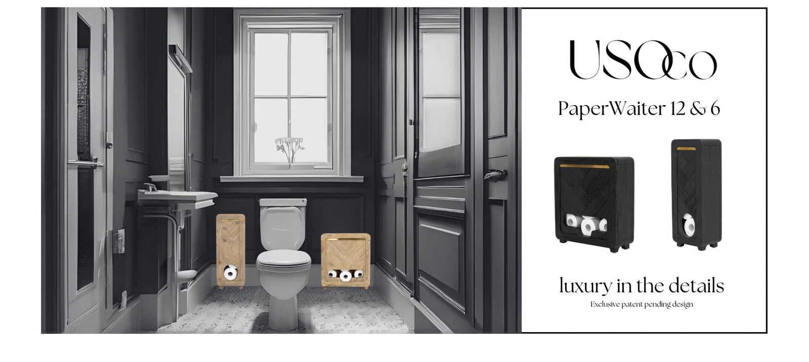 USOco Fine Luxury Homeware - Patent Pending Designs